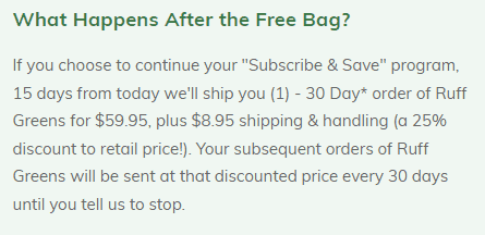 Ruff Greens Reviews | Recalls | Information - Pet Food Reviewer